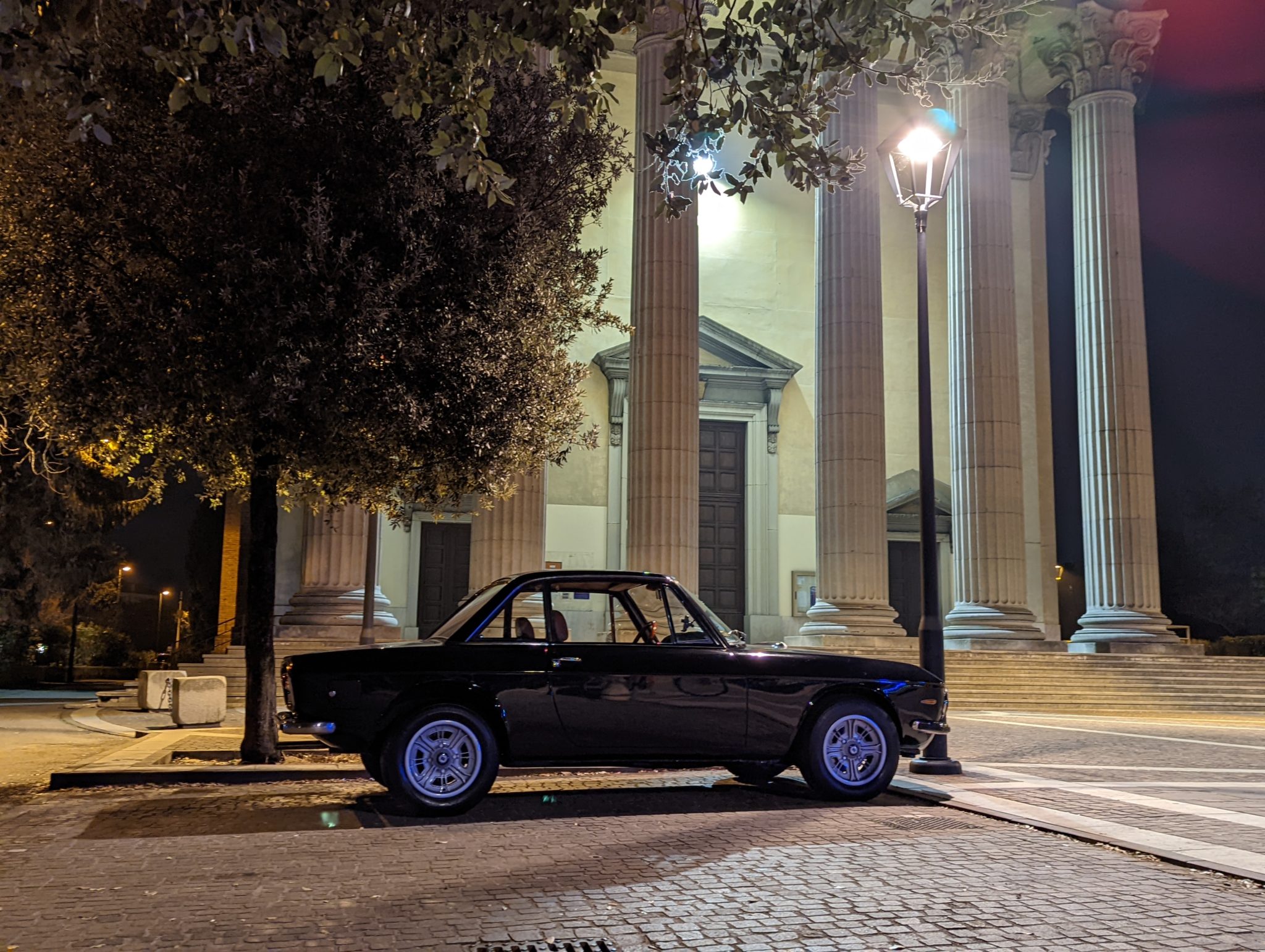 Fulvia Coupe S3 finished in Lancia Blue and fitted with period ‘Melber ...